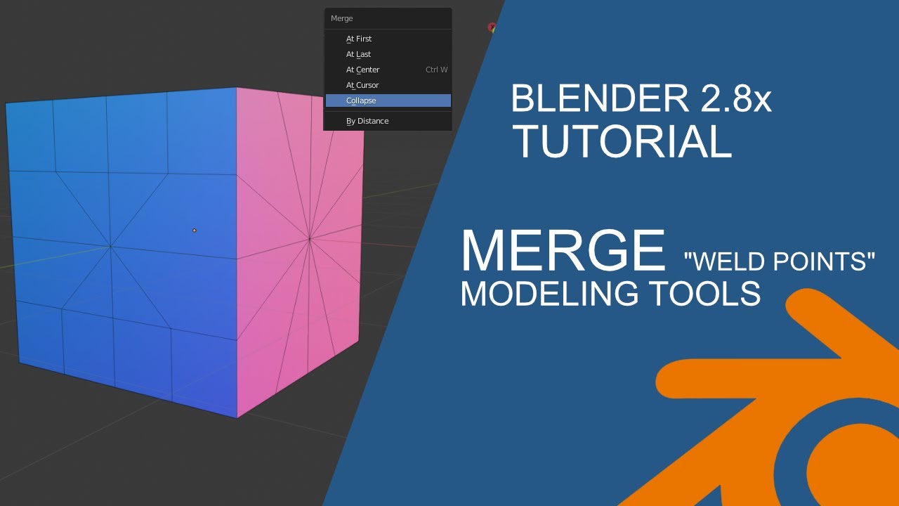 Blender 2 8 Modeling Series Merge Vertices A k a Weld Points YouTube Blender 2 8 Modeling Series Merge Vertices A k a Weld Points YouTube