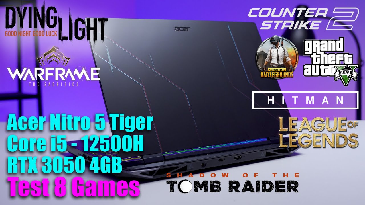 Acer Nitro 5 Tiger (Core i5 - 12500H + RTX 3050) Vẫn Chiến Game Mượt ...
