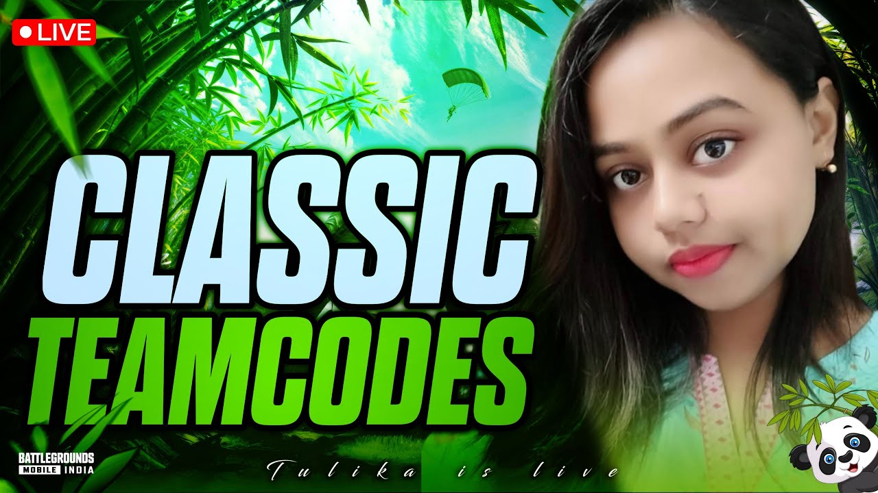 BGMI LIVE Team Code 😎 Bgmi Live Girl Gamer 🔥 FACECAM Live #bgmilive #girlgamer #pubgmobile - YouTube