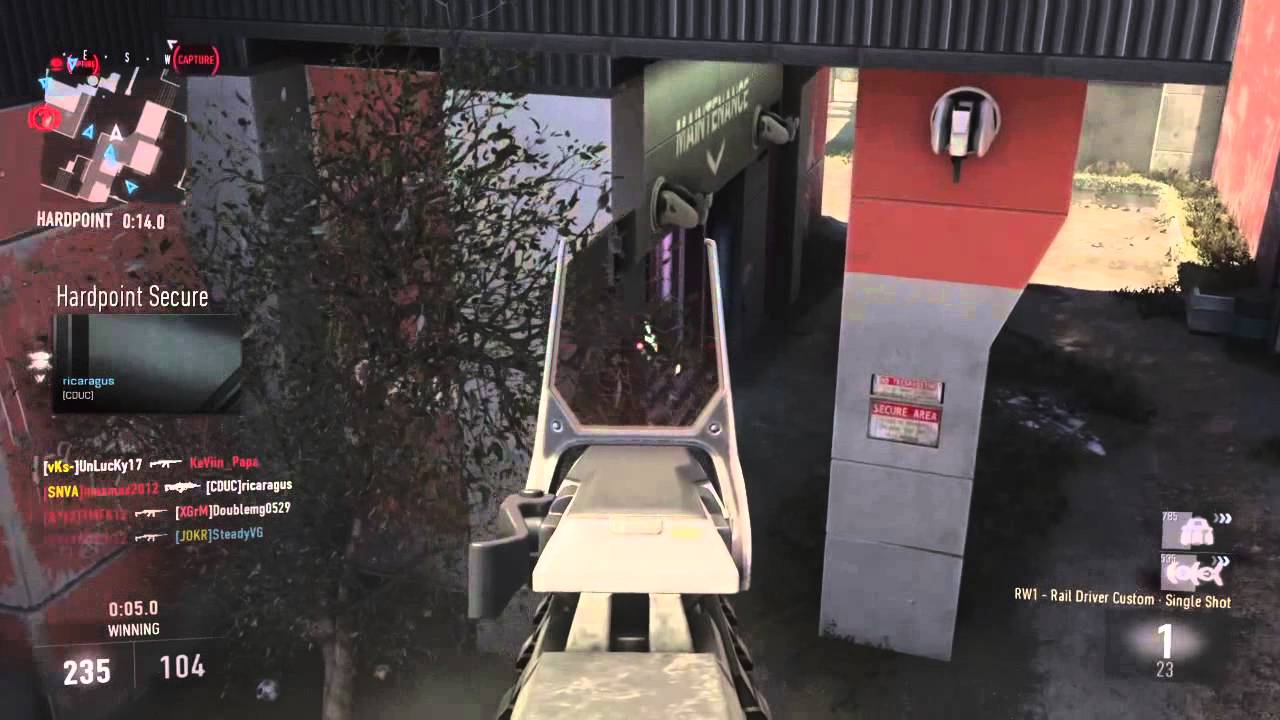 COD AW - RW1 Pistol kills including Collateral Double Kill - Efficiency ...