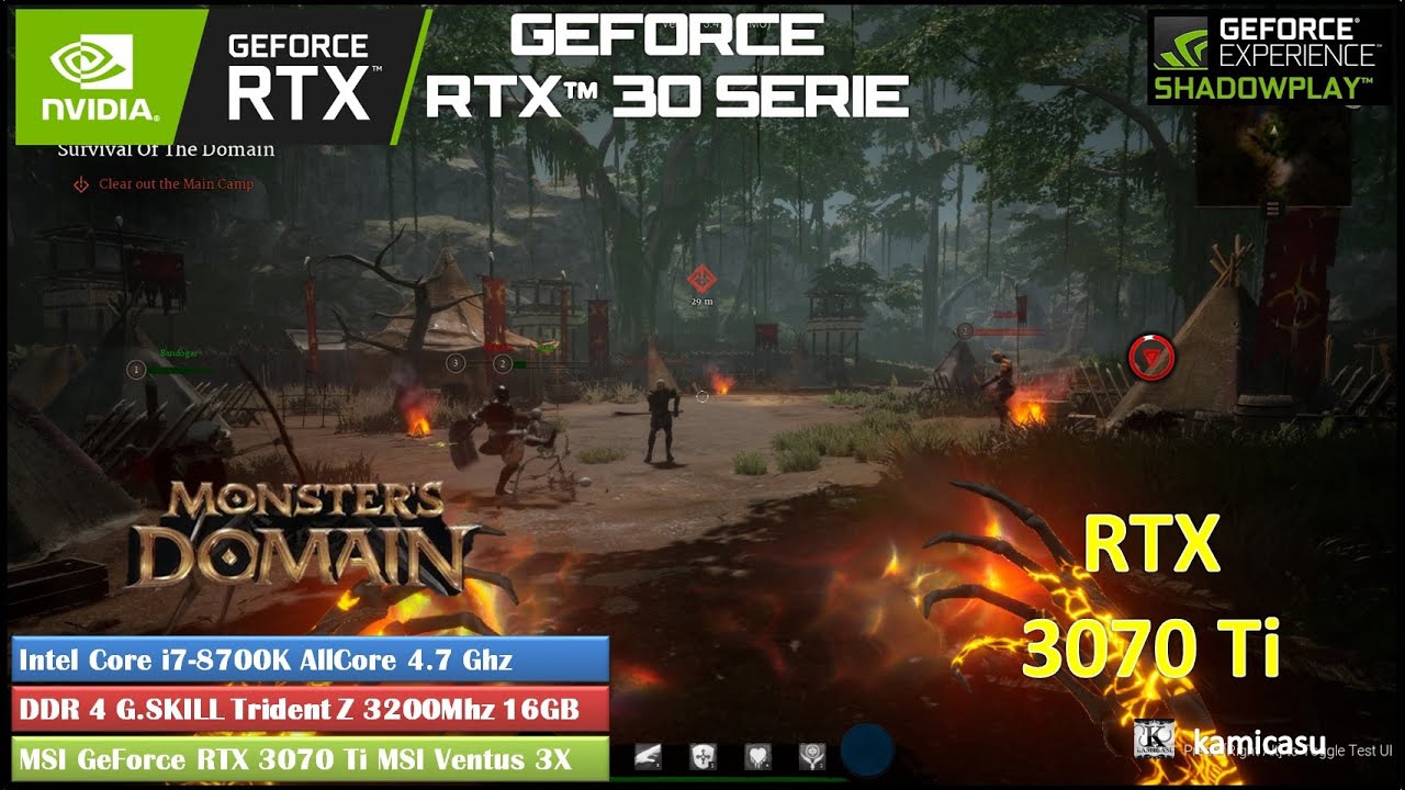 Monsters Domain PC RTX 3070 Ti Ventus X3 | i7 8700K - YouTube