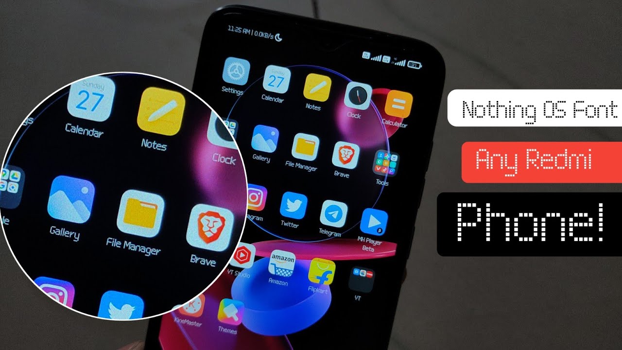 How To Apply Nothing OS Font Any Redmi Phone? - YouTube