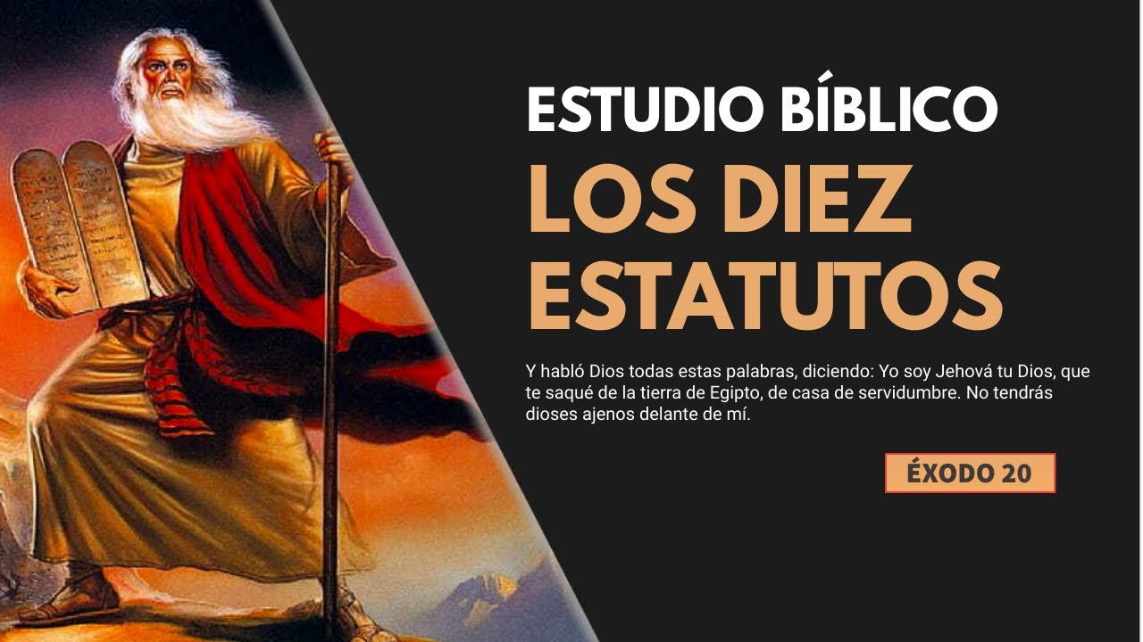 Estudio Bíblico | Los Diez Mandamientos - REFLEXIÓN. - YouTube