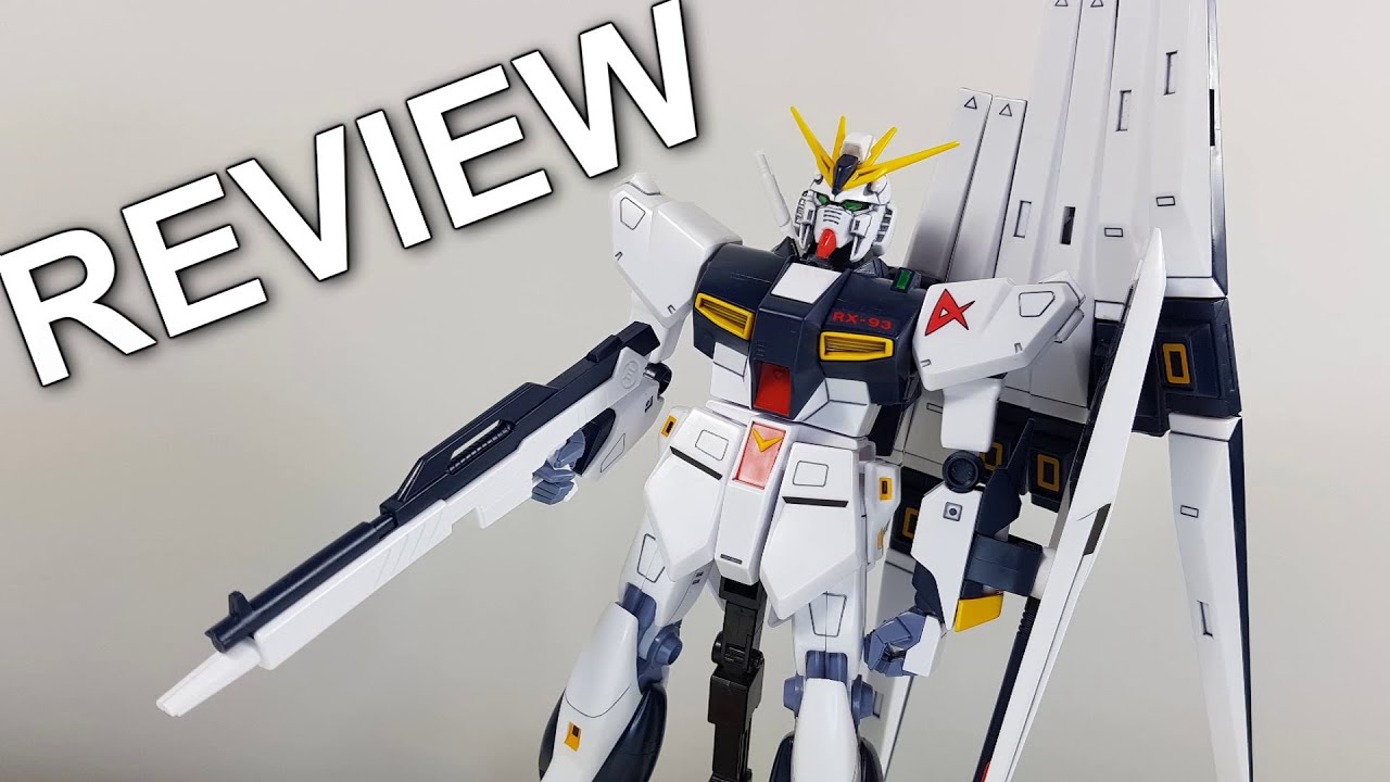1/100 Full Action Nu Gundam "Fin Funnel Equipment Type" Review - YouTube