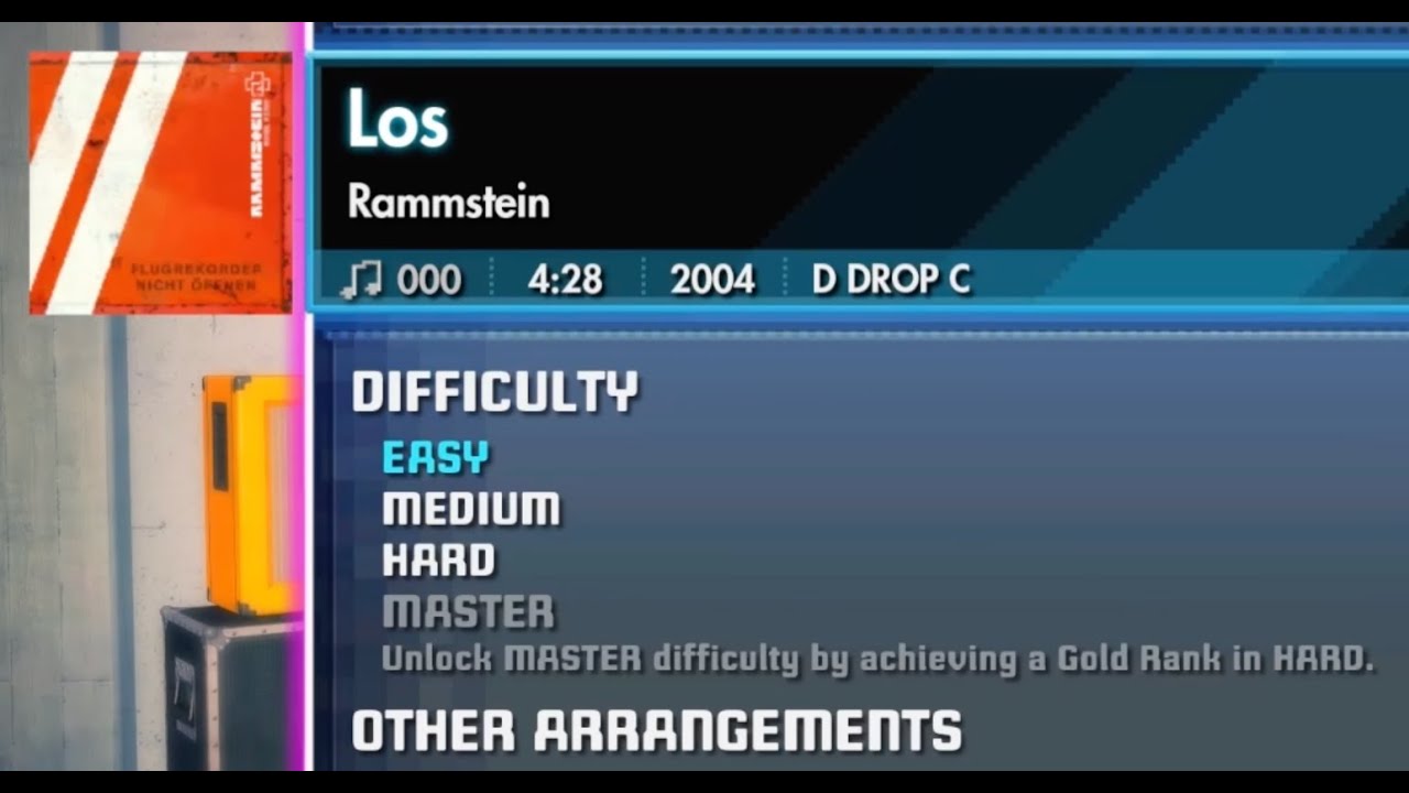 Rammstein - Los Rocksmith Score Attack Rhythm Easy Drums&Bass for ...