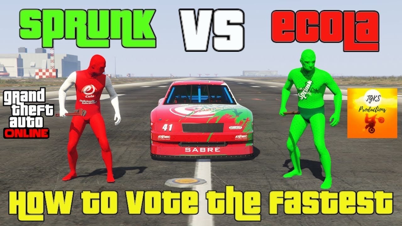 GTA Online Sprunk vs. eCola How to Compete and Vote the Fastest! Last ...