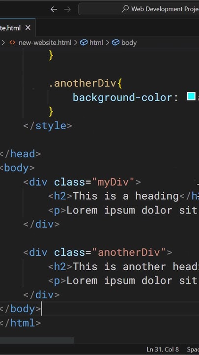 Div Tag In Html😎 Web Development Programming Webdevelopment Html Html5 Htmltutorial Youtube