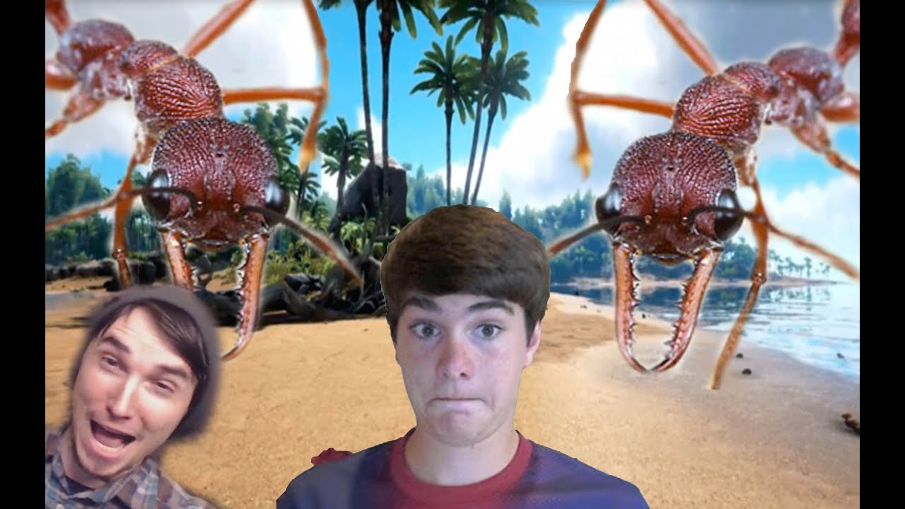 Attack of the Killer ANTS! ARK Survival Evolved #10 - YouTube
