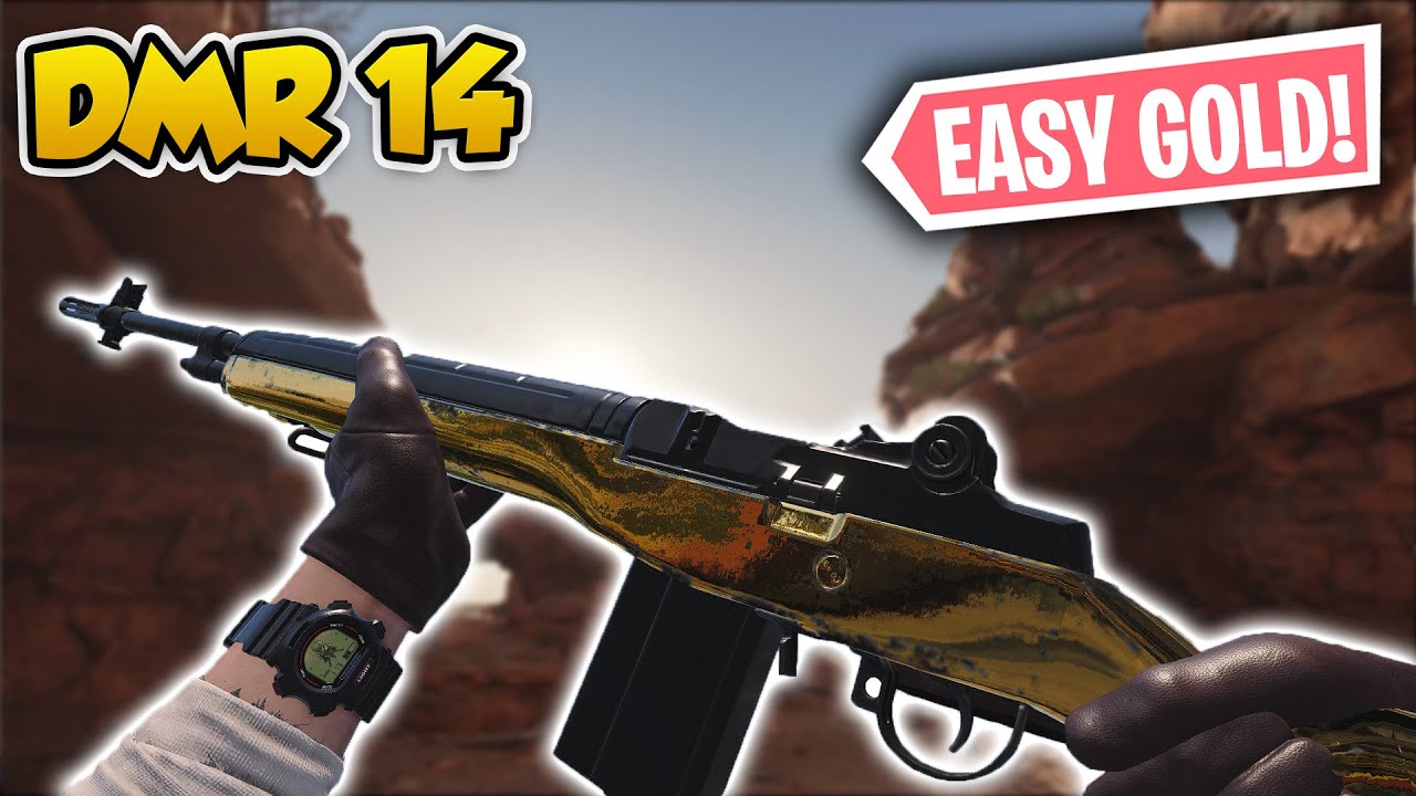 How To Get Gold "DMR 14" FAST Cold War! How To Level Up DMR Fast Cold ...