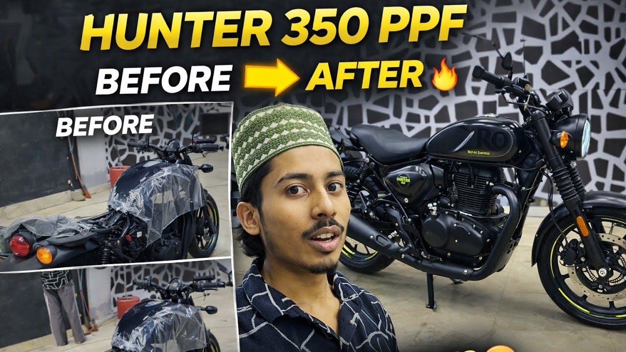 Royal Enfield Hunter 350 Modified Full Detail Review | RE Hunter 350 ...
