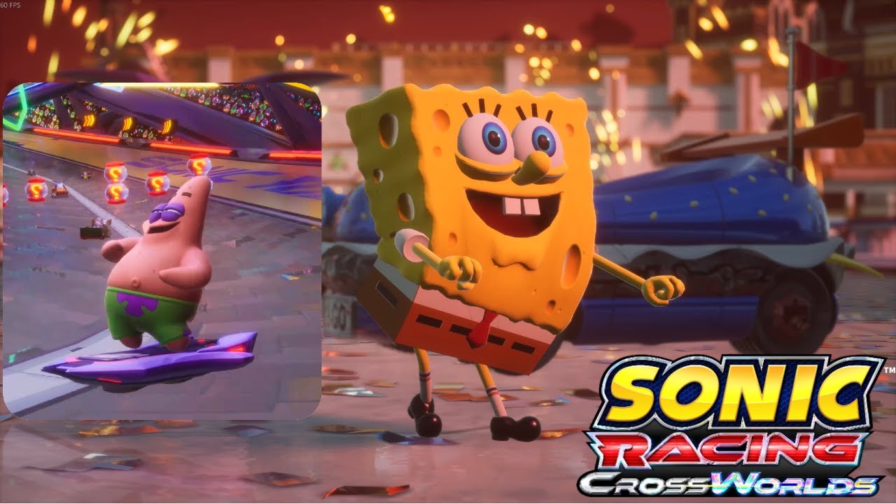 SPONGEBOB AND PATRICK'S ANIMATIONS ARE DEVIOUS!!! XD | Sonic Racing ...