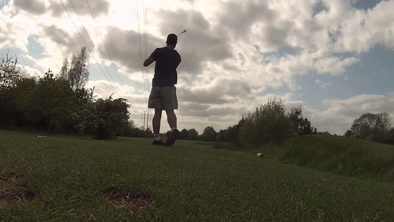 Blaby Golf Course- Hole 9 - 8 Iron - YouTube