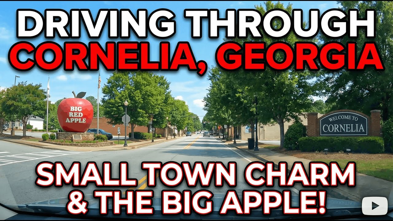 Driving through Cornelia, Georgia - YouTube