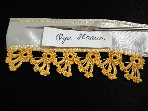 100-halkalı tığ oyası yapımı