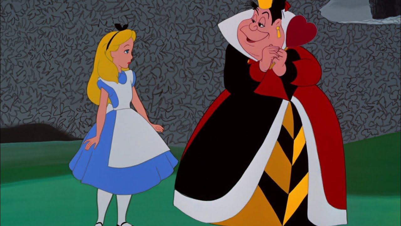 Alice in wonderland - Alice meets the queen of hearts scene - YouTube