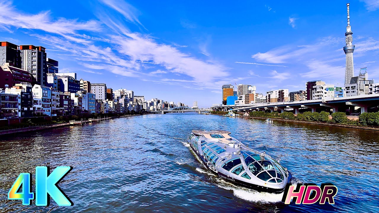 Tokyo Walk | Kuramae Neighborhood • Riverside Walk 🏞️ - YouTube