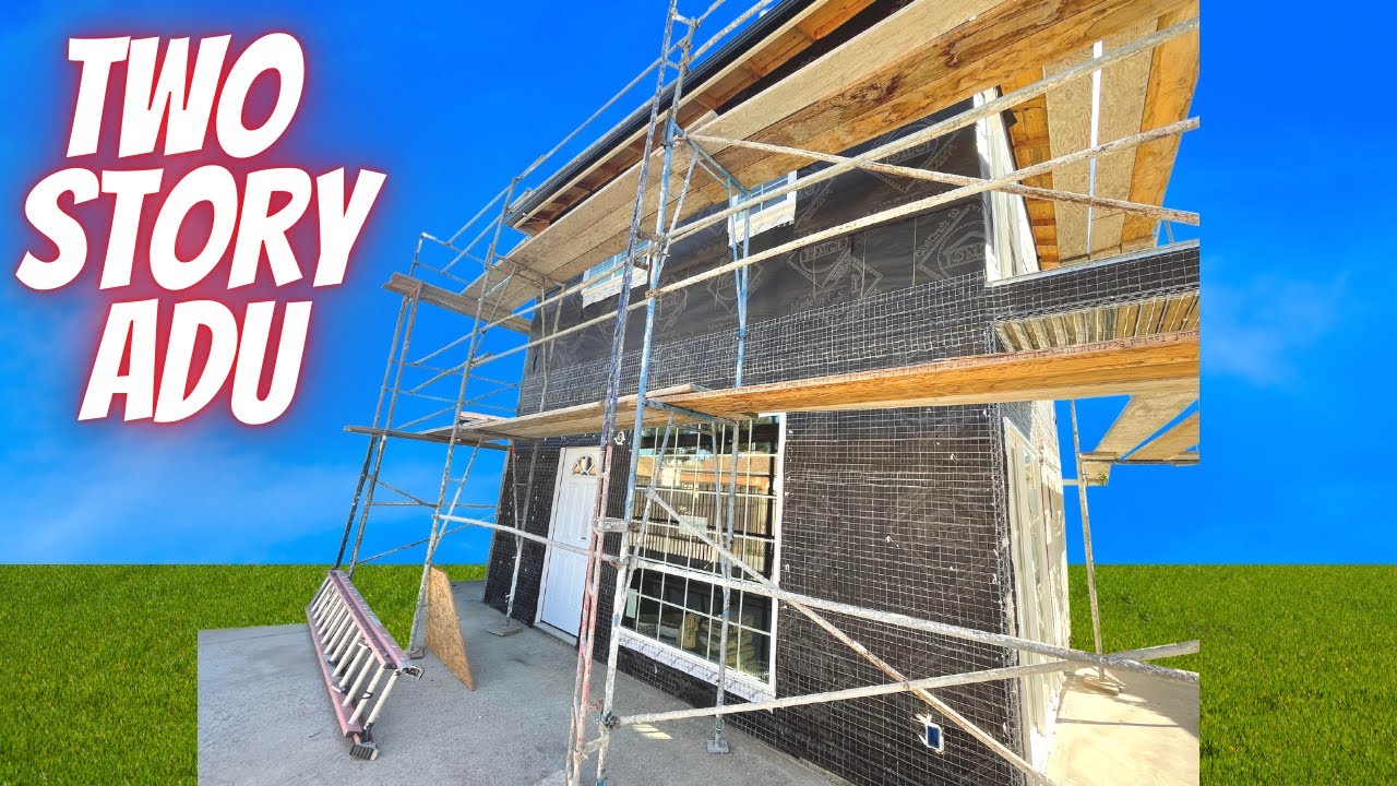 Two-story ADU under construction Two-story ADU under construction