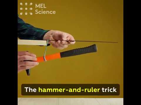 The hammer-and-ruler trick - YouTube