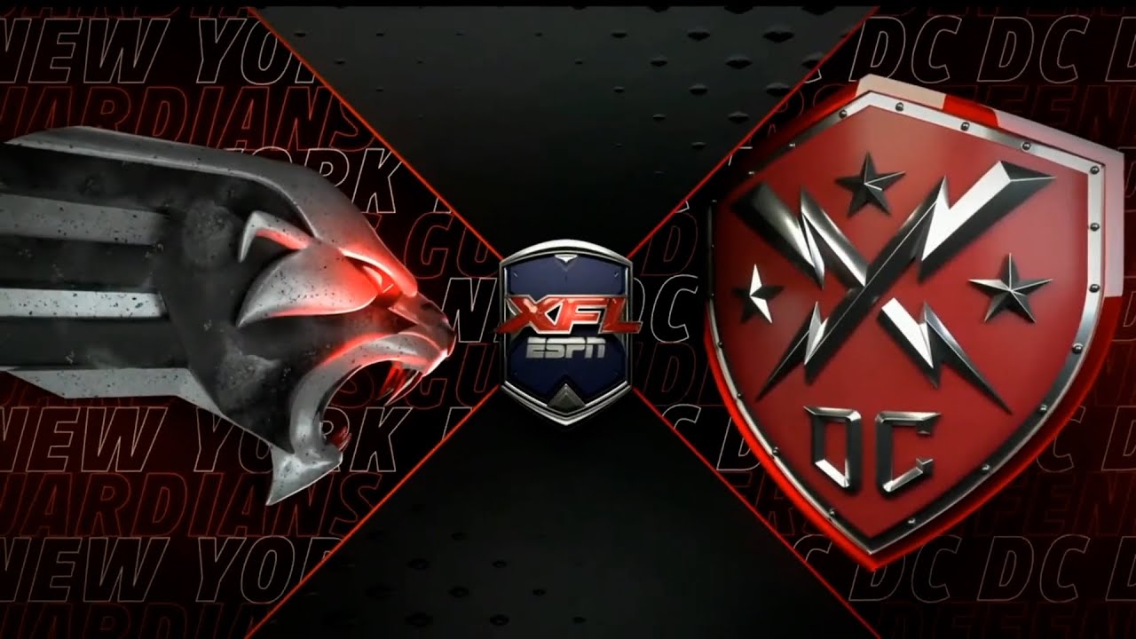 XFL 2020 - Week 2, Game 1 - New York Guardians at DC Defenders - YouTube