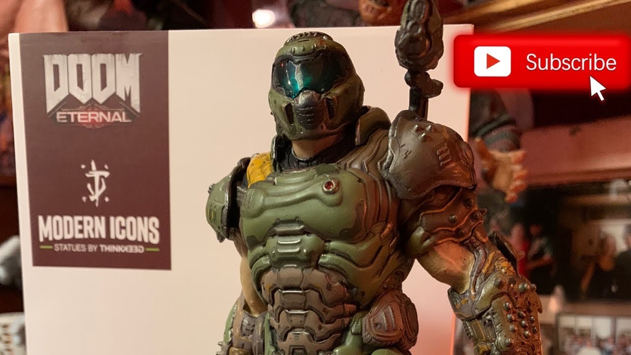 Doom Eternal: Doom Slayer Statue - YouTube