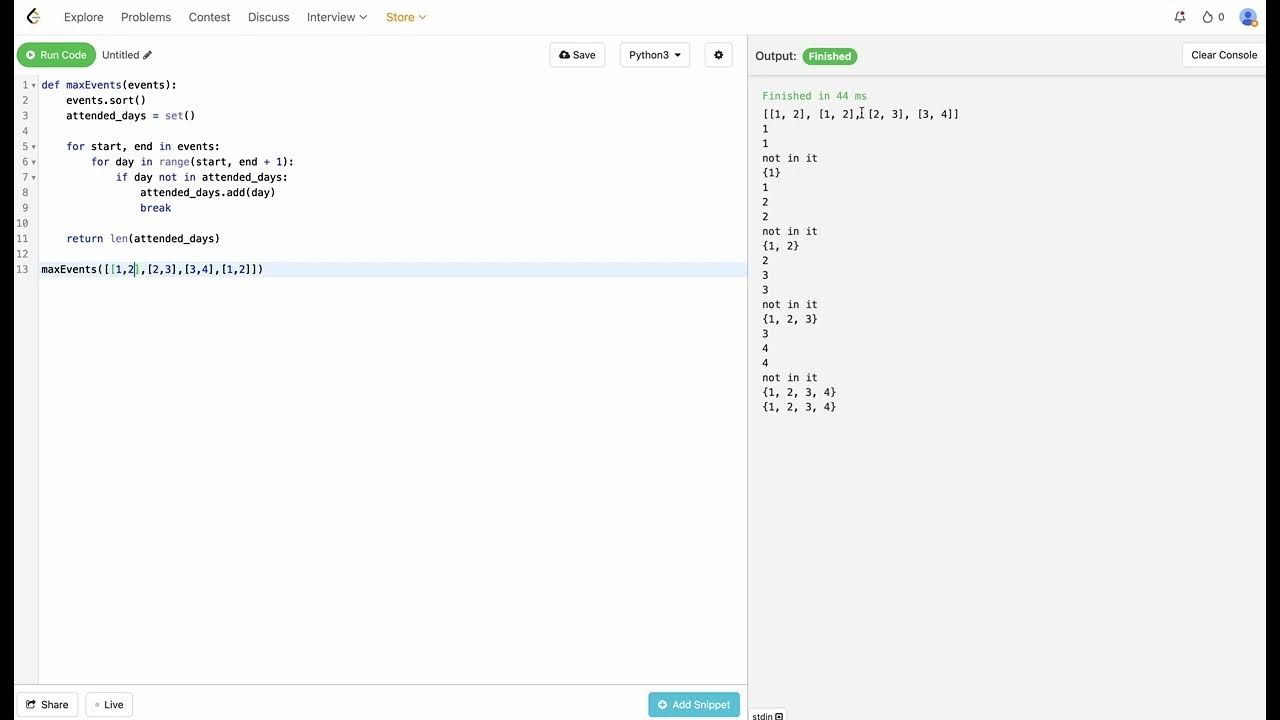 Leetcode[1353]:最多能参加活动数量 - YouTube
