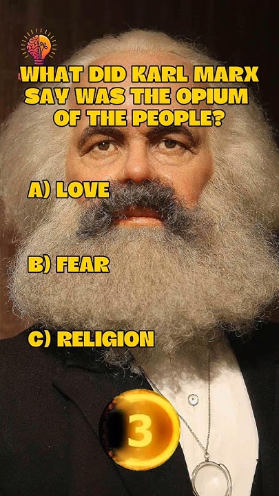 Karl Marx's "Opium of the People"?👥 | History quiz | #education #quiz # ...