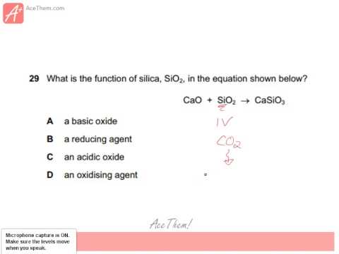 GCE O-level Chemistry Problem solving by AceThem - YouTube