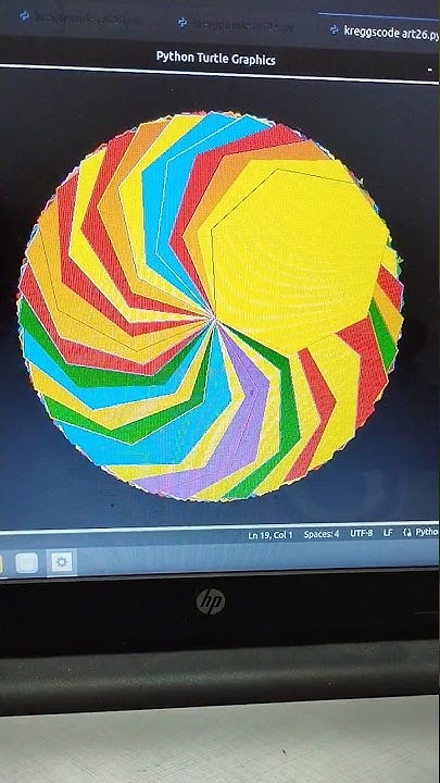 python turtle art #python - YouTube