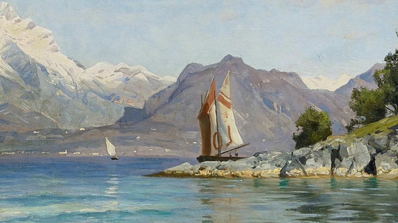 Peder Mørk Mønsted (1859-1941) - Danish Realist Painter - YouTube