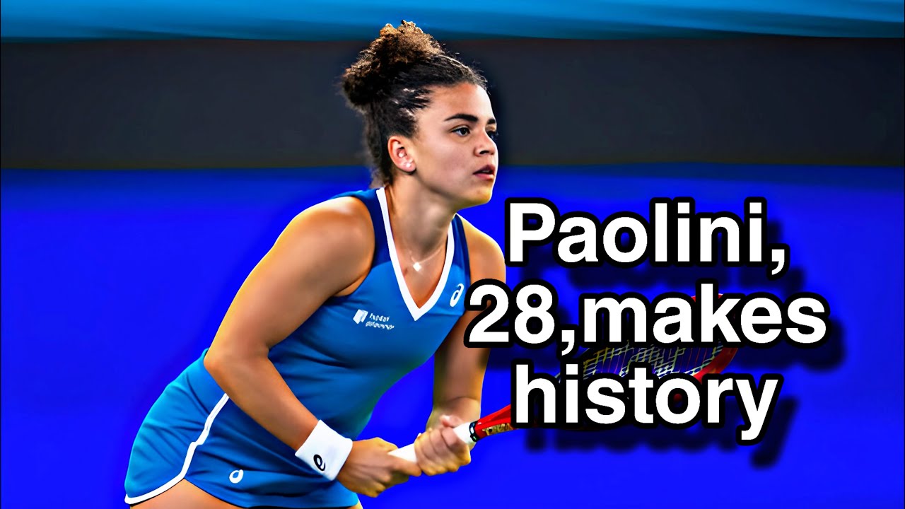 Late bloomer Jasmine Paolini, 28, makes more history this Monday # ...