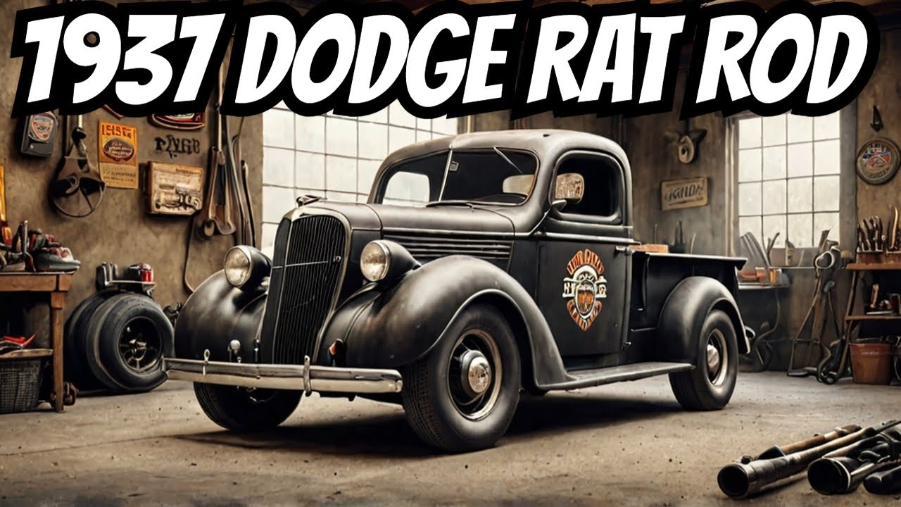 1937 Dodge Rat Rod Truck starts up - YouTube