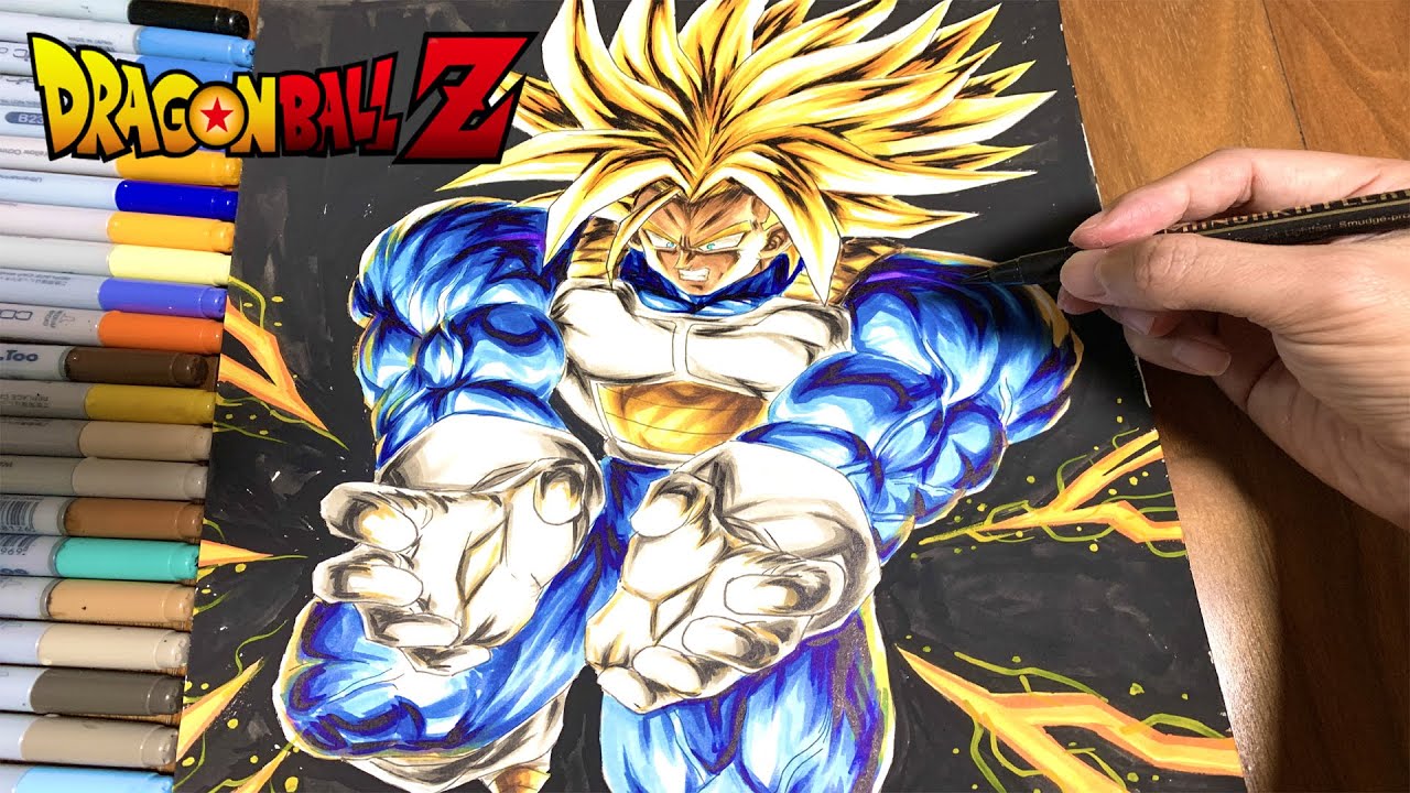 Drawing Super Trunks VS Cell | トランクス - YouTube