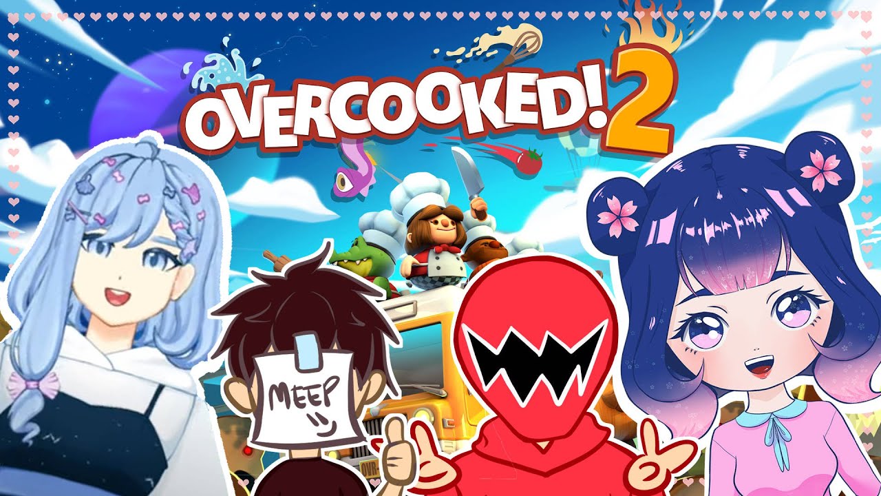🍎 Overcooked 2! The Chaos Gang tries to deliver somewhat edible food to ...