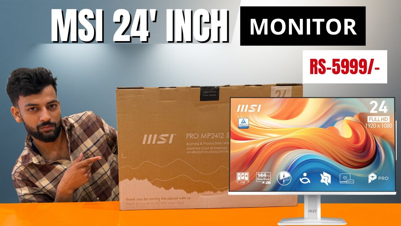 MSI 24″ PRO MP2412 Monitor Review & Unboxing | 2026 Budget Monitor ...