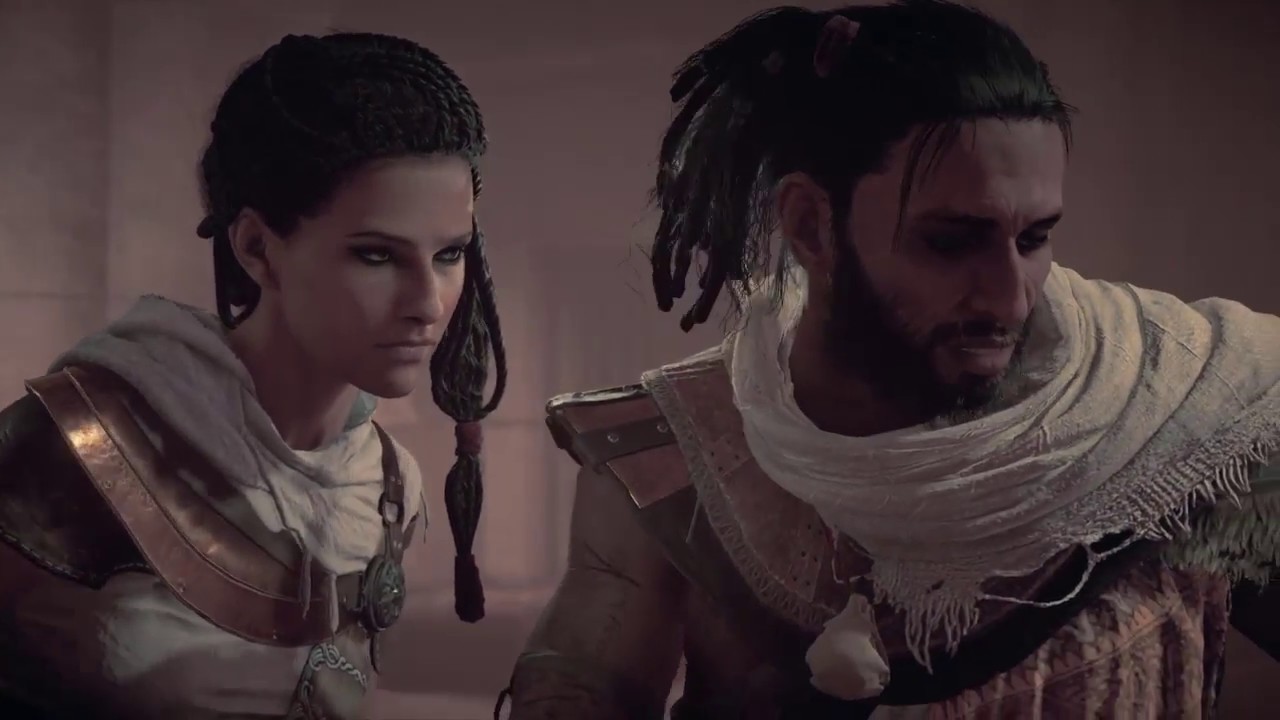 Assassin's Creed Origins Bayek Reunites With Aya - YouTube