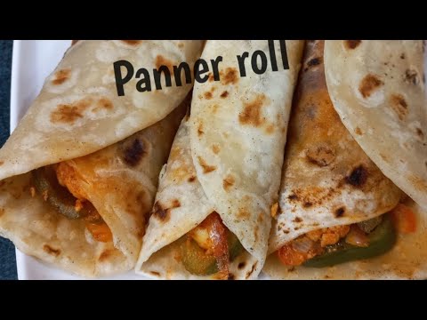 Veg Panner roll without cheese | How to make perfect panner roll in ...