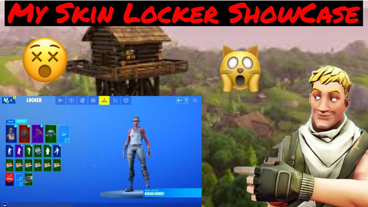 My skin locker showcase - YouTube