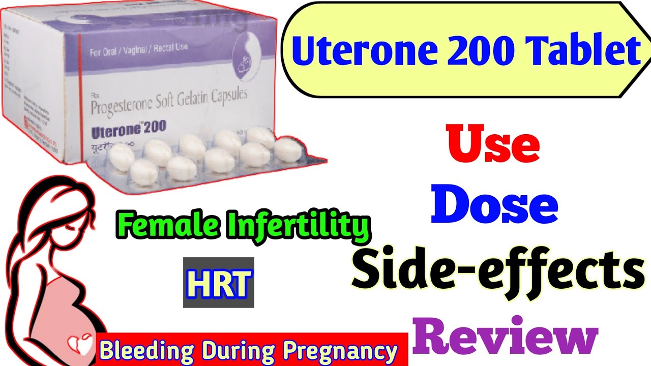 Uterone 200 Capsule कब और कैसे लेना चाहिए? - YouTube