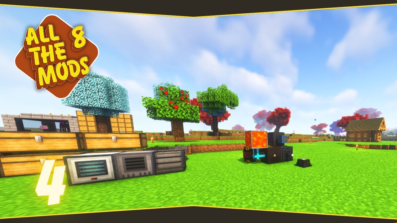 All The Mods 8 # ep 4 : Powah & Flux network ! [ FR ] - YouTube