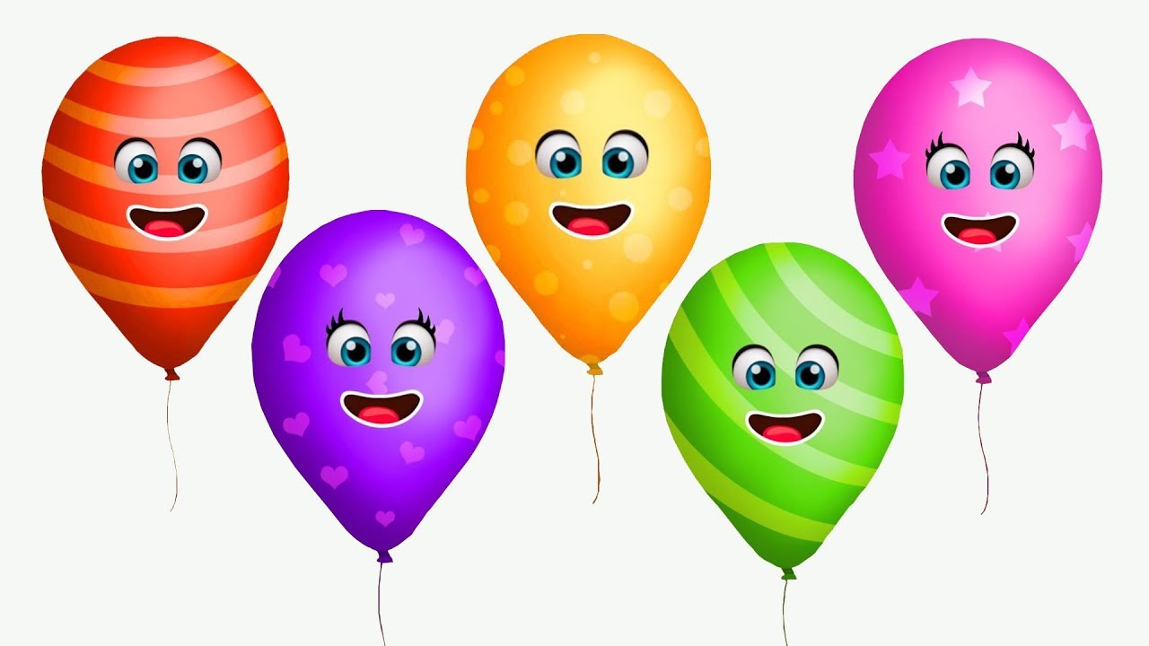 Learn Colors With Balloon | Learn Colors Collection Video For Kids ...