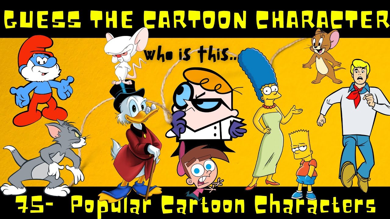 Guess the Cartoon Character | Cartoon quiz - YouTube