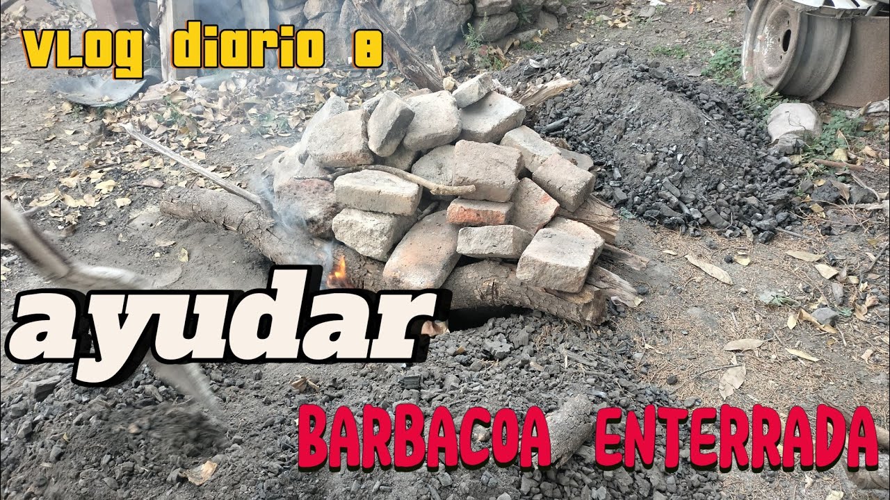 Vlog diario 8 | Barbacoa enterrada | Angel Flower - YouTube