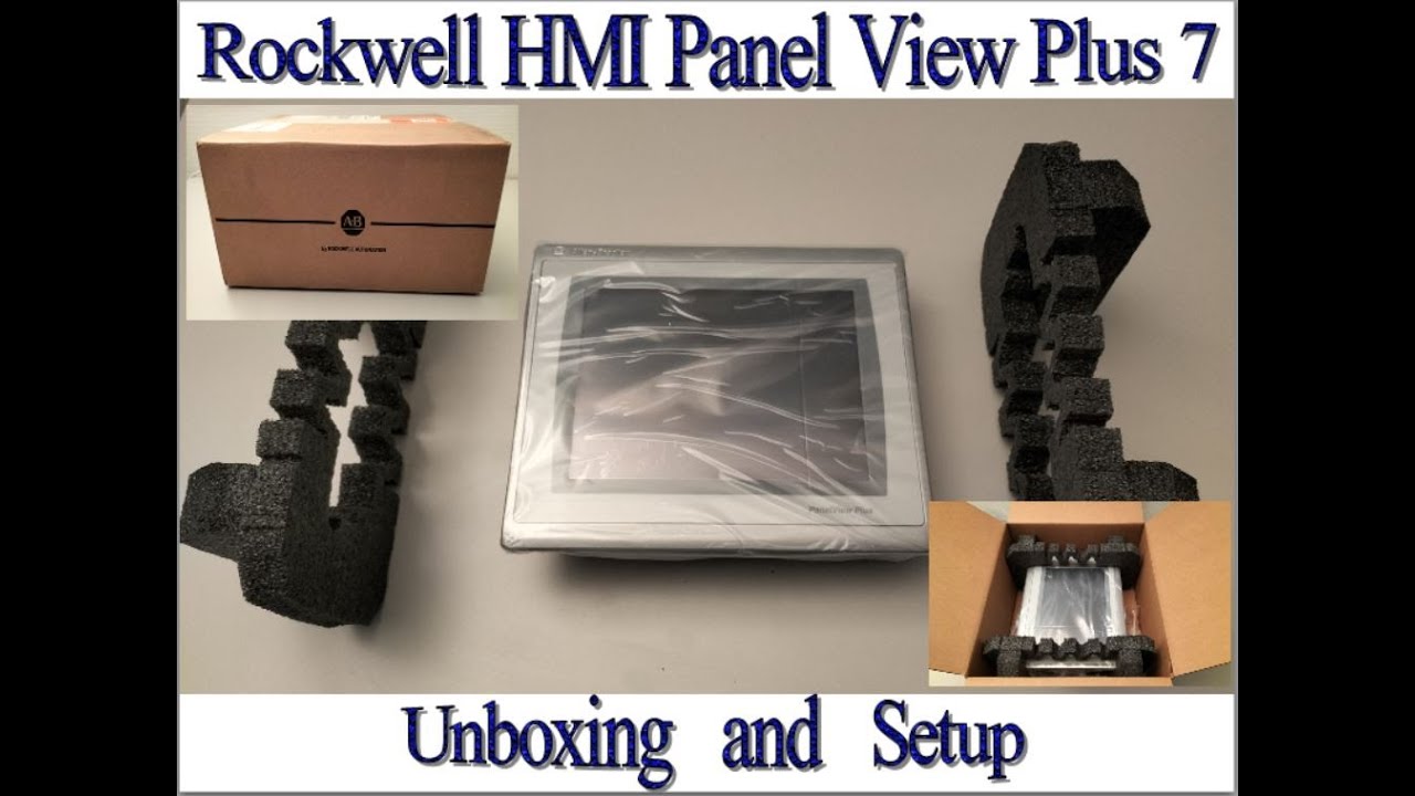Rockwell Panel View Plus7 - Unboxing and Setup - YouTube