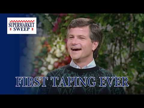 The VERY FIRST Supermarket Sweep Taping | February 1990  | FULL EPISODE