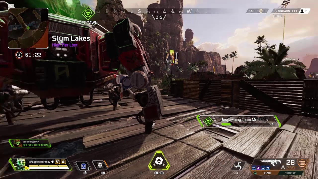Apex Legends 2nd time getting this much damage with caustic - YouTube