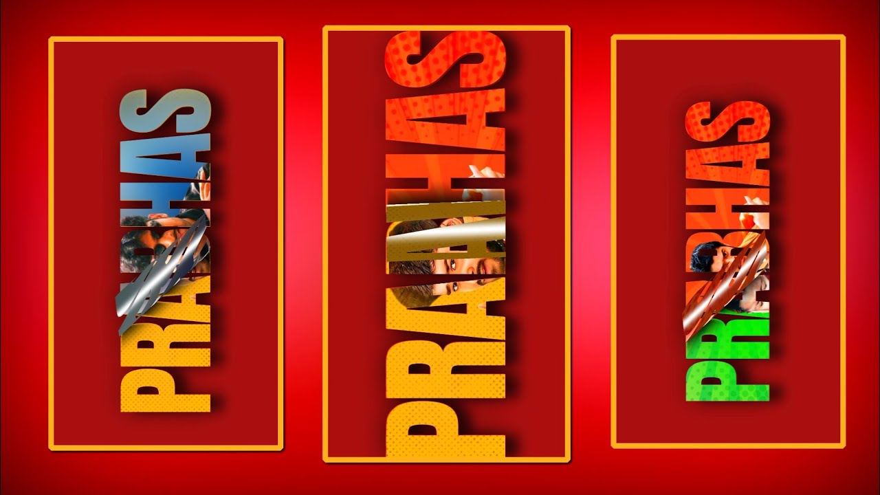 Prabhas Name Art Video Editing|Alightmotion Video Editing|💃|Name Status ...