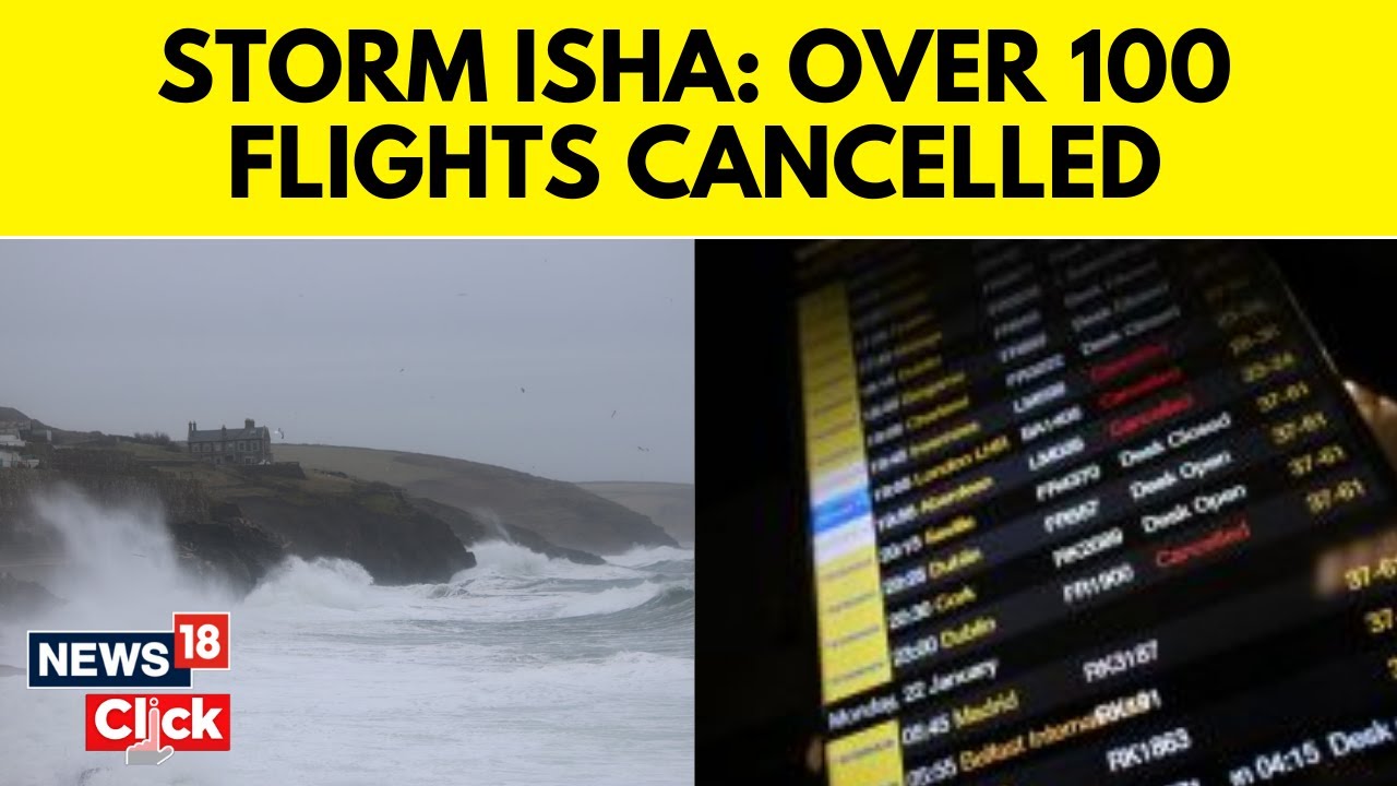 Storm Isha Causes Severe Disruption In Britain And Ireland | Storm isha ...