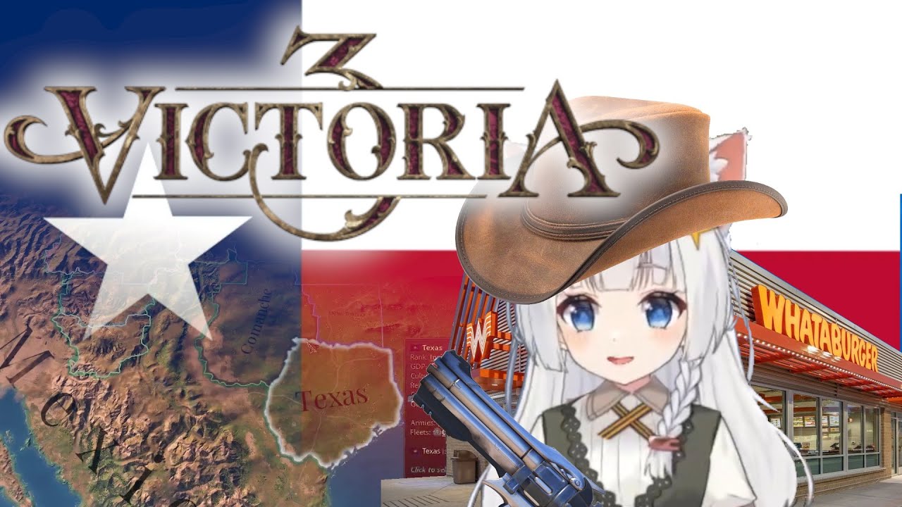 Victoria 3 Update 1.5: Texas Experience #vtuber - YouTube