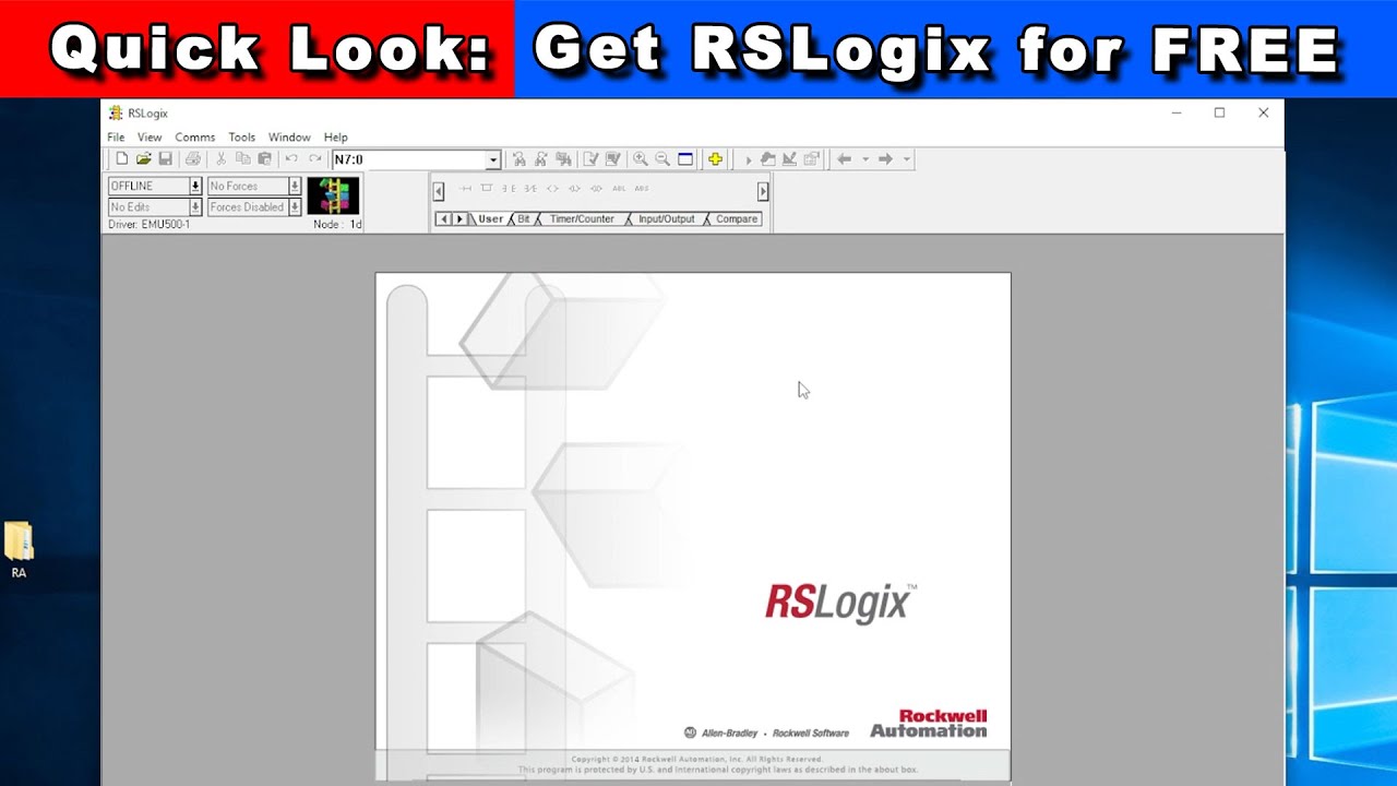 Quick Look: How To Get RSLogix and Emulate for FREE (Summer 2024) - YouTube