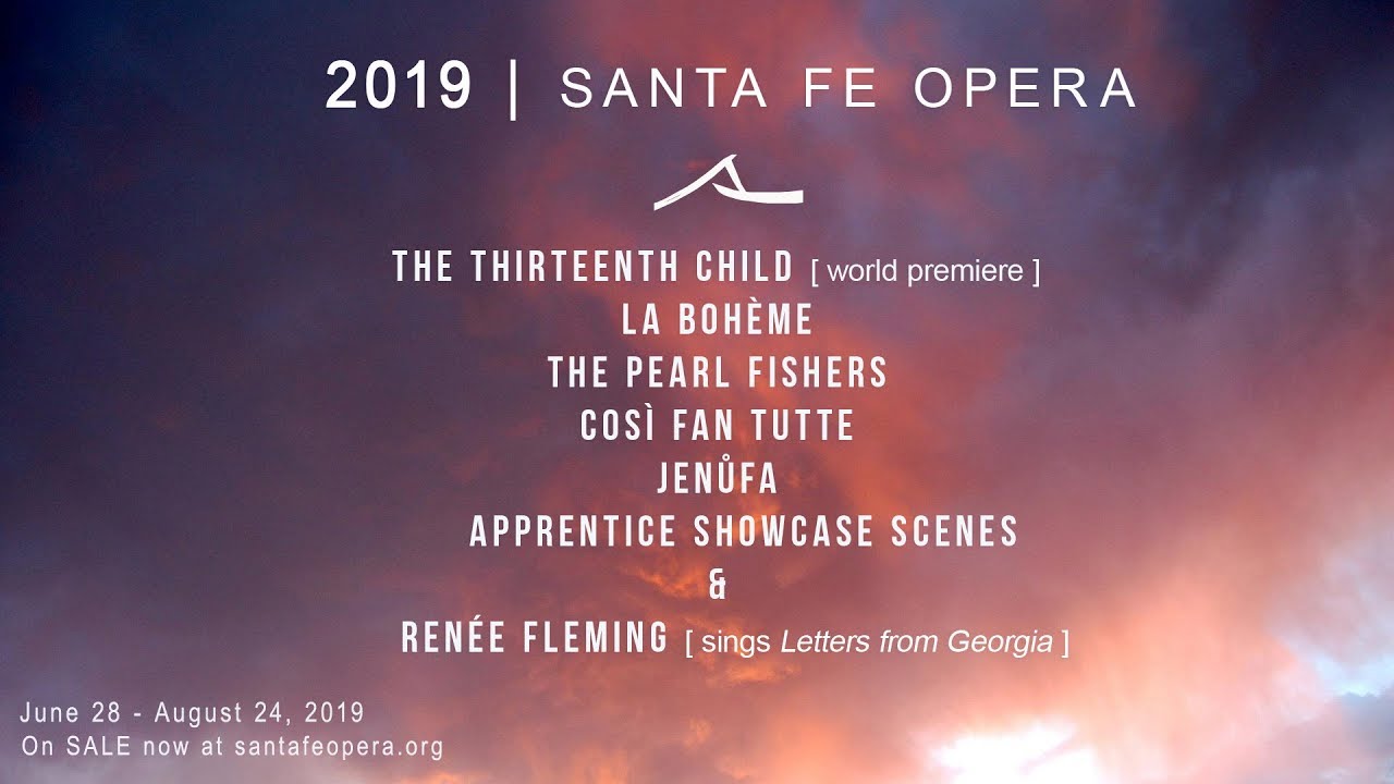 Announcing Santa Fe Opera's 2019 Season - YouTube